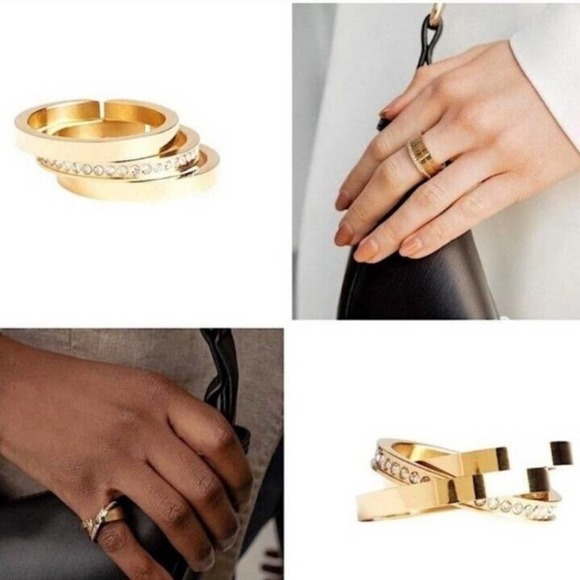 Vita Fede | Jewelry | Vita Fede Cassio New Stackable Size 7 Rings 24k ...